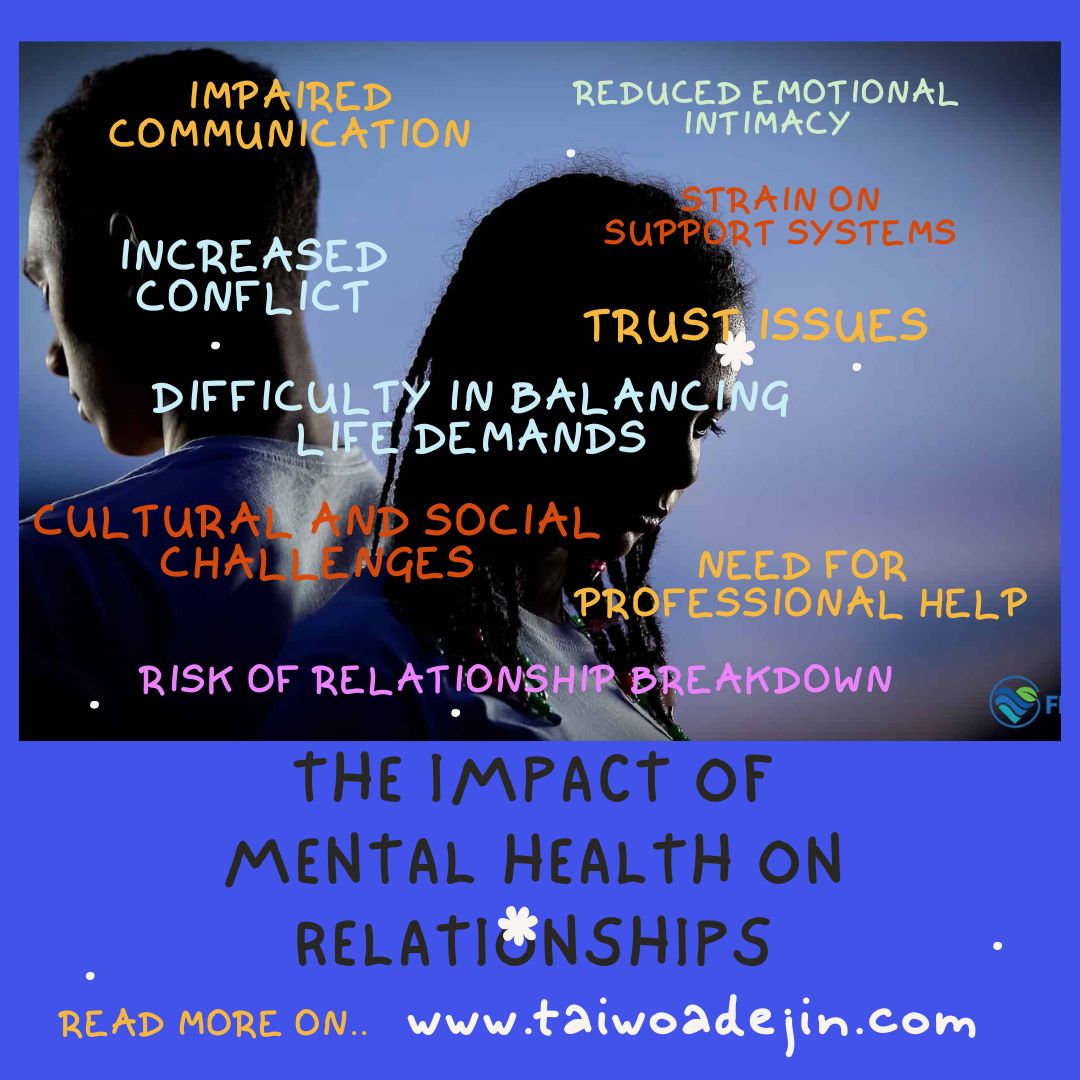 THE IMPACT OF MENTAL HEALTH ON RELATIONSHIPS - TAIWO ADEJIN'S BLOG
